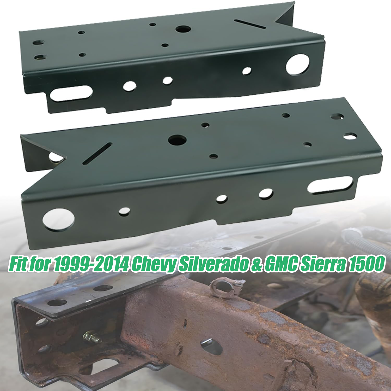 2PCS Rear Frame Repair Section for 1999-2014 Chevy Silverado & GMC ...