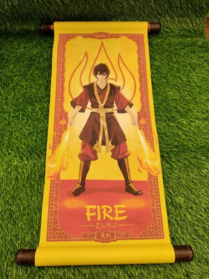 Avatar: The Last Airbender Zuko Fire Wall Scrolls Culturefly Nicktoon ...