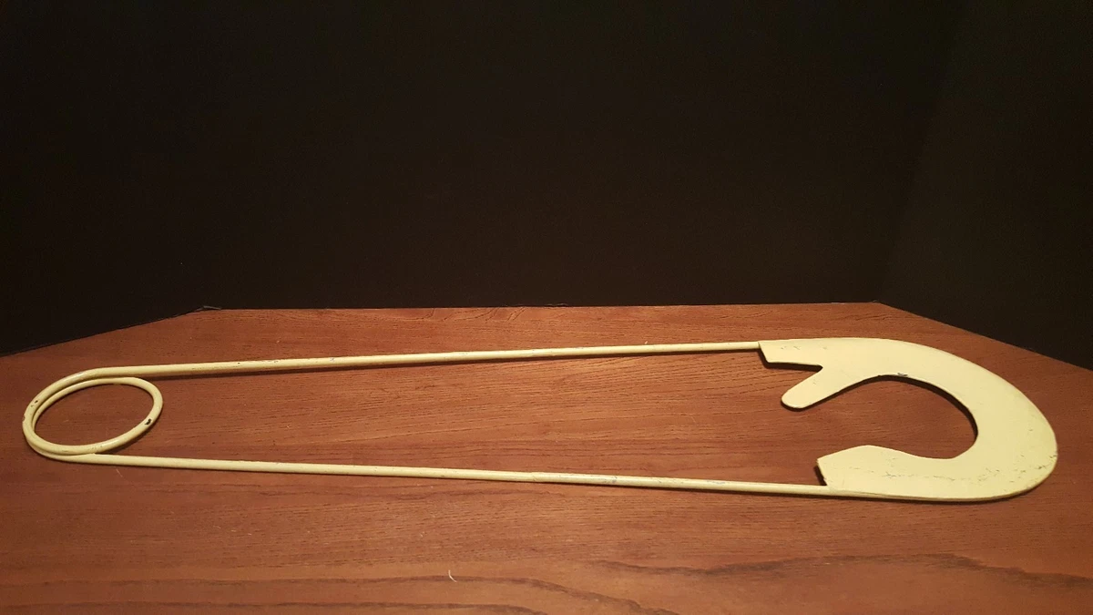 Giant Safety Pin Wall Art