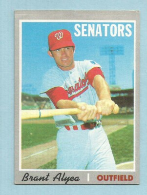 1970 Topps Baseball Brant Alyea #303 Washington Senators EX/MT | eBay