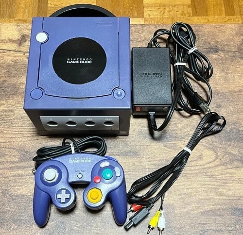 GameCube GC DOL-001 Violet Full Set Game Console Nintendo Tested , Free ...