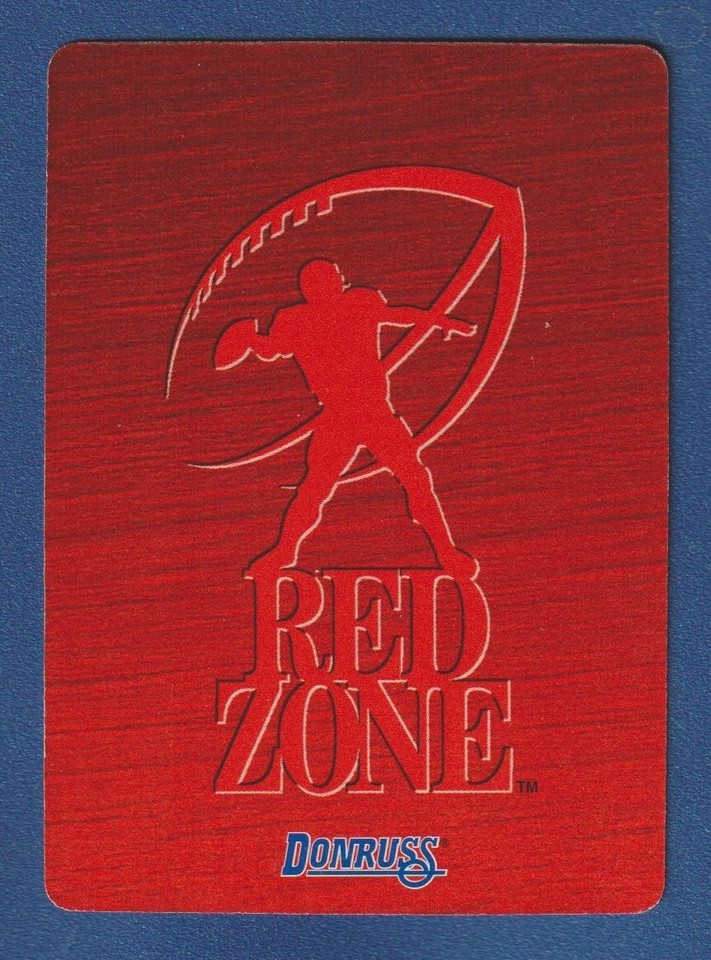 CRIS DISHMAN 1995 Donruss Red Zone SP Card Short Print Houston Oilers ...