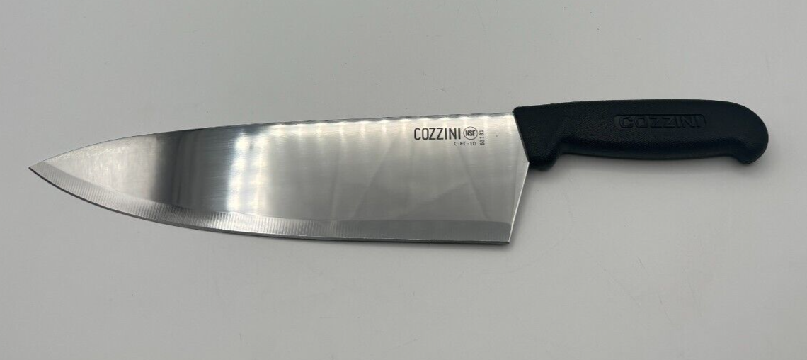 Cozzini Cutlery Imports 10" Chef Knife - Razor Sharp Commercial Kitchen ...