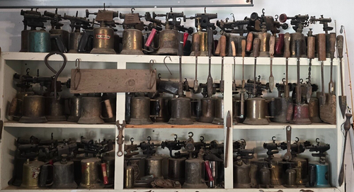 Lot of 60 Antique Brass Blow Torches Vintage Plumber Torch Tool Mini ...