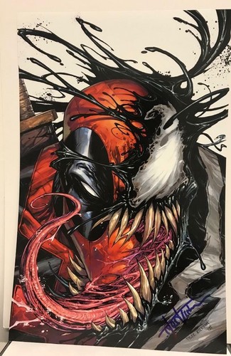 SDCC 2019 Amazing VENOM Lithograph SIGNED Tyler Kirkham | eBay