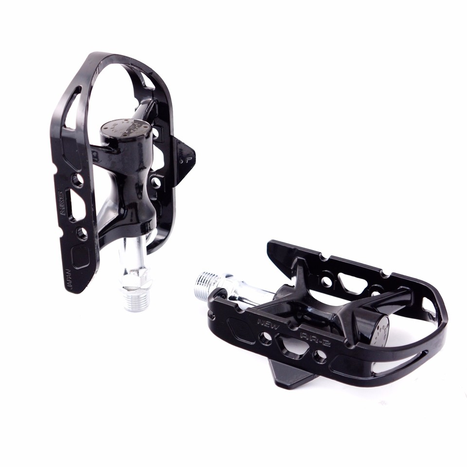 MKS AR-2 Pedals Classic Road Bike Fixed Gear Track 9/16 Pedal Silver or ...