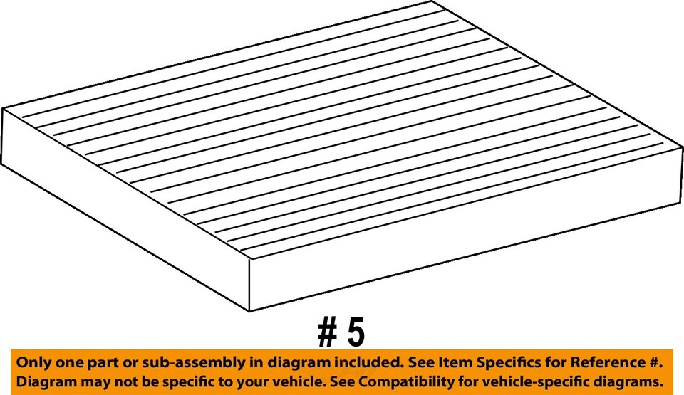 GM OEM 14-20 Escalade ESV Evaporator Heater Components-Filter 23281440 ...