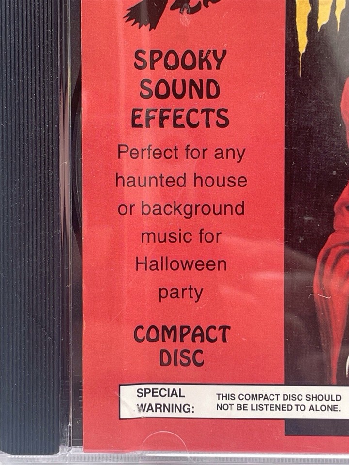 Vintage 1993 HAUNTED HORROR SOUNDS Halloween CD Halloween Party Haunted ...