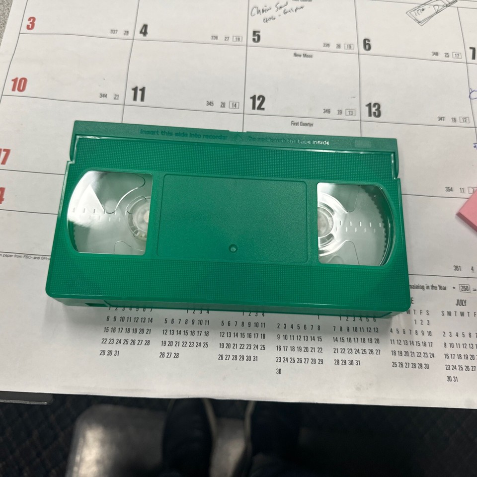 VHS Green Colored Shells: 10 Units Shrink wrapped Empty Vhs Shells | eBay