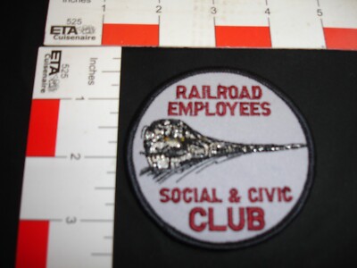 Train Patch Rail Road Employees vintage | eBay