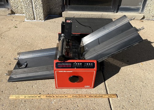 Socbox SNS 4000 Micromatic Numbering Machine FOR PARTS or REPAIR READ ...