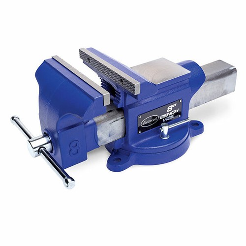 Eastwood 8 inch Heavy Duty Industrial Solid Iron Bench Vise with Anvil ...