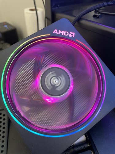 AMD Wraith Prism RGB Ryzen AM4 Socket LED CPU Cooler Fan Heatsink 712 ...
