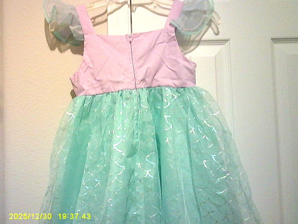 Disney Princess Ariel Dress Up Size M8 Little Mermaid | eBay