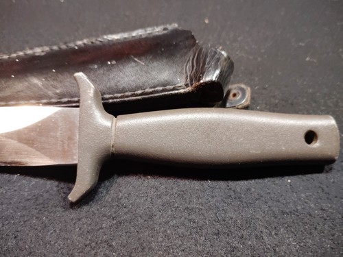 VINTAGE VALOR DAGGER BOOT KNIFE 440 SS WITH ORIGINAL CASE 9 in LONG ...