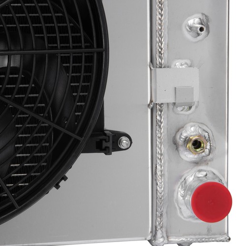 3 Row Aluminum Radiator w/Fan Shroud for 99-14 Chevy Silverado 1500 ...