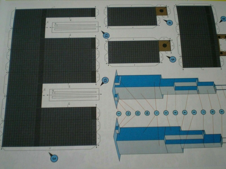 Skyscraper ‎ Sears Tower Czech Paper Model 1 : 1750 | eBay