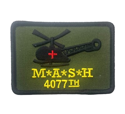TV Series Licensed US Army M*A*S*H 4077th 3.5 x 2.5 inch Patch EE0218 ...