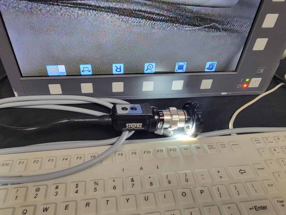 Karl Storz Tele Pack X LED TP100 w/ Telecam Head , Light Cable ...