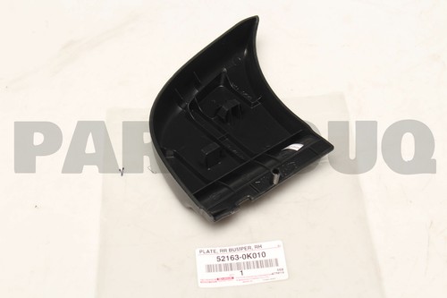 521630K010 Genuine Toyota PLATE, REAR BUMPER, RH 52163-0K010 | eBay