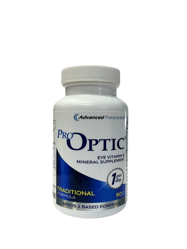 Pro-Optic Traditional Formula (AREDS 2 Based Formula) 90 Capsules - 3 ...