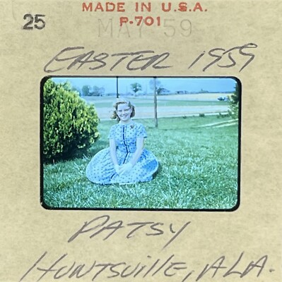 Vintage 35mm Color Slide 1959 Easter Sunday Retro Family Kodak ...