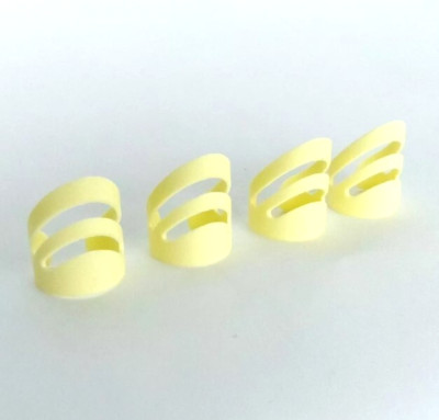 Alaska Style Guitar Finger Picks - Set of 4 - Large - (15-19mm) by ...