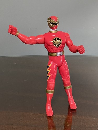 Bandai 2003 Red Power Rangers Dino Thunder Triassic Action 5-3/4 ...