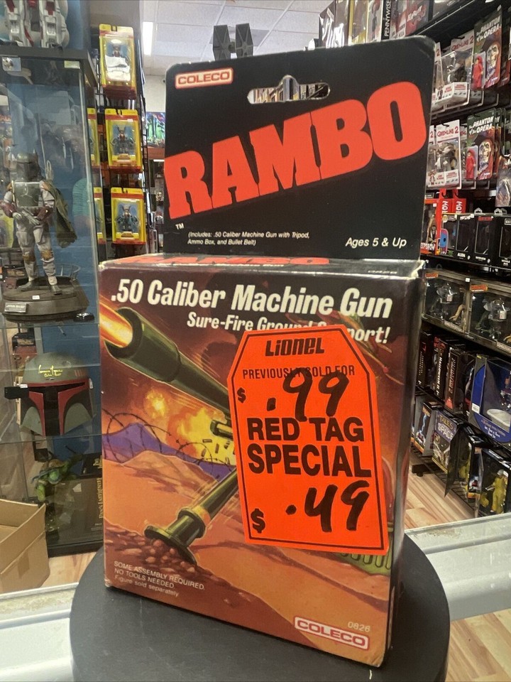 50 Caliber Machine Gun Toy (Vintage Rambo 1986, Coleco) | eBay