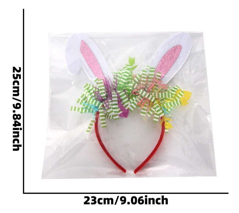 5x Cartoon Rabbit Ears Headband Easter Bunny Decorative Hair Bands ...
