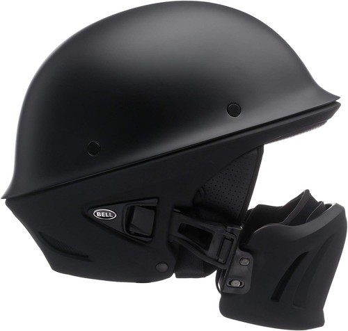 Bell Rogue Unisex-Adult Half Street Helmet (Solid Matte Black, Medium ...