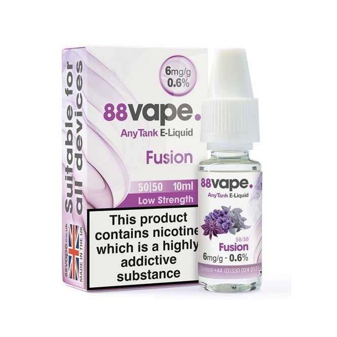 88 Vape E-Liquid | 10ml | 44 Flavours pod liquid | All Strengths | 10 ...