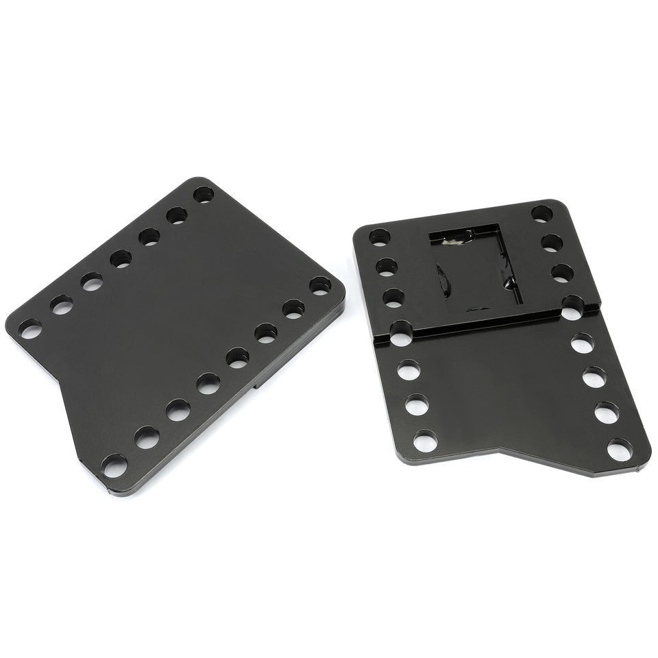 Universal Black Snowplow Mount Drop Bracket Lift Level Kit Powder ...