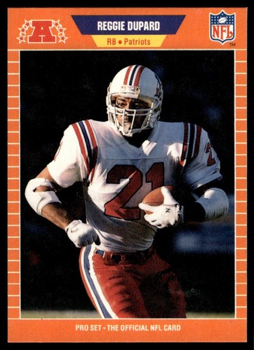 1989 Pro Set Reggie Dupard New England Patriots #246 | eBay