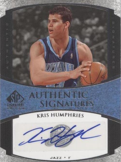 2005-06 SP Signature Edition - Authentic Signatures Kris Humphries #AS ...
