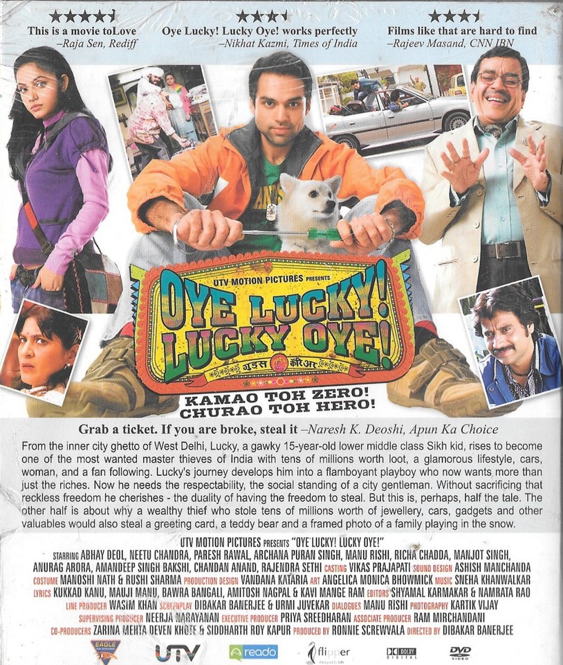 OYE LUCKYC ! LUCKY OYE ! ABHAY DEOL - NEETU CHANDRA - NEW BOLLYWOOD DVD | eBay