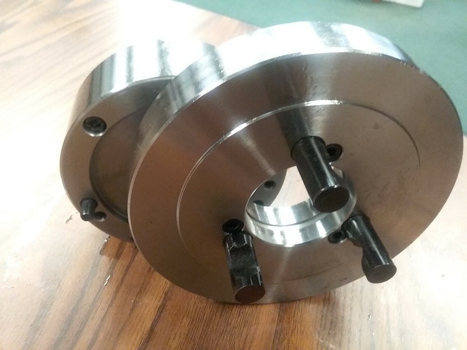 5C Collet Chuck with D1-3 semi-finished adapter plate,Chuck Dia. 5" #5C ...