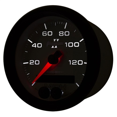 Auto Meter Speedometer Gauge 7580; Phantom II 0 to 140 MPH 3-3/8 ...