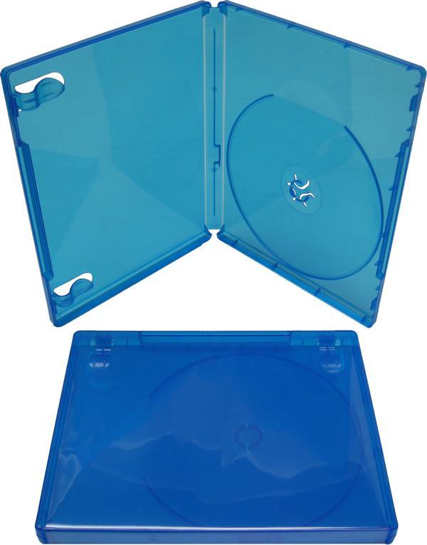 (50) Blue Playstation 4 Sony Game Cases 14mm 1 Disc Capacity Storage ...