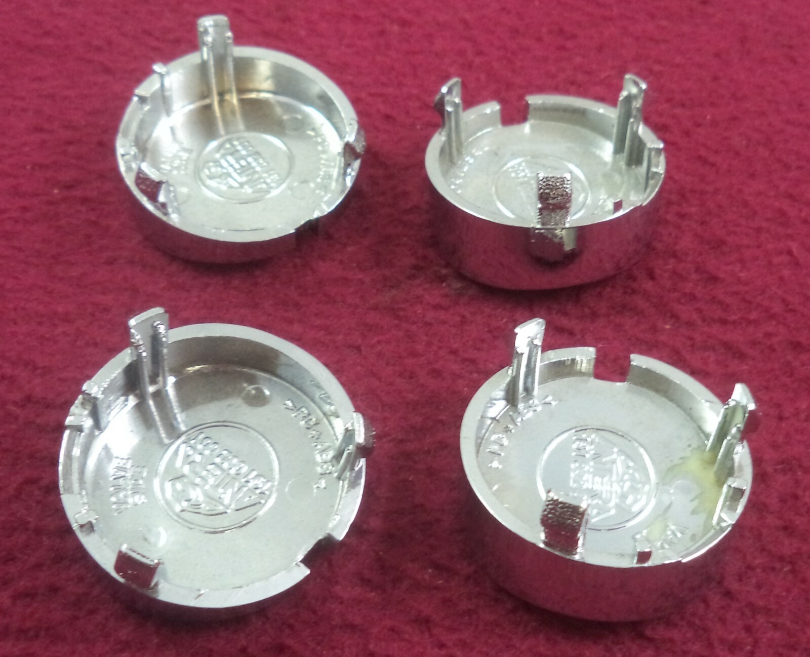 Antera Wheels Chrome Custom Wheel Center Cap Valve Stem Covers Set of 4 ...