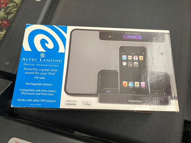 Altec Lansing InMotion IM600 iPod Charging Portable Speaker System FM ...