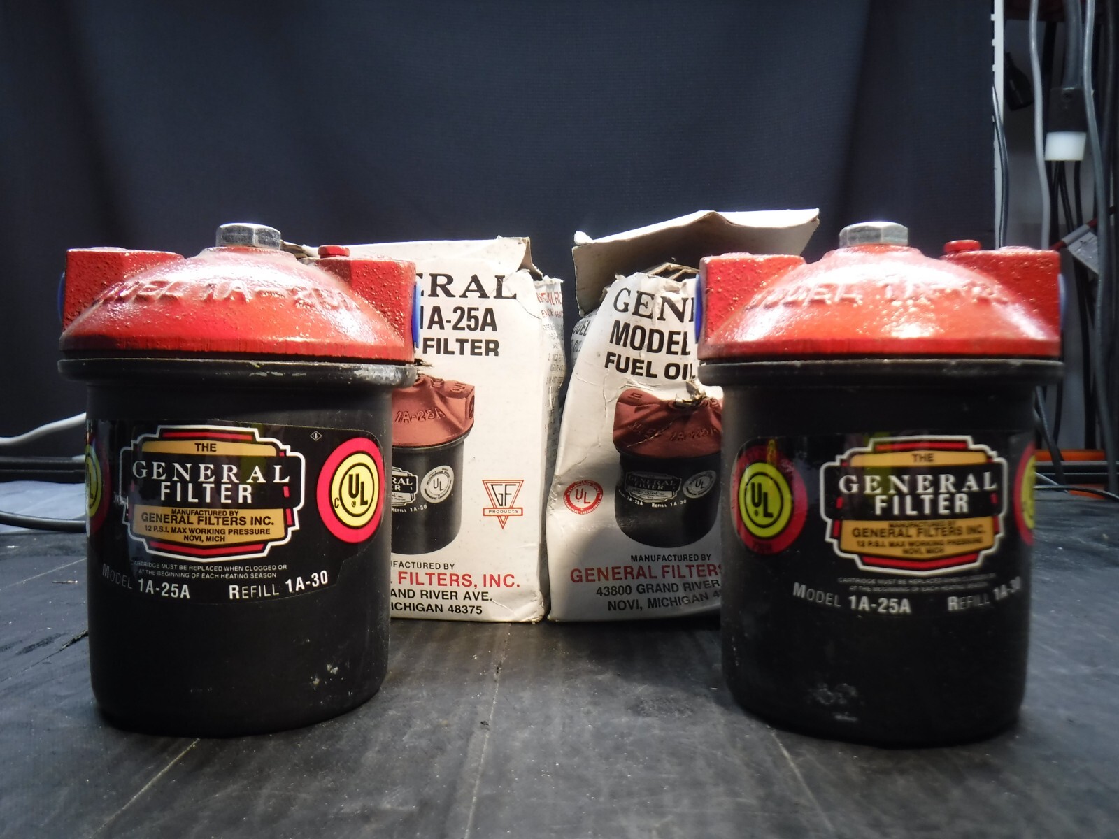 GENERAL 1A25A - Fuel filter cross reference