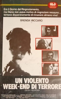 VHS A VIOLENT WEEKEND OF TERROR BRENDA VACCARO CGD HOME VIDEO FIRST ...