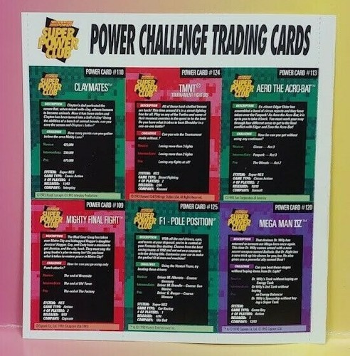 NEW NES SNES N64 Nintendo Power Super Power Club Challenge Trading ...