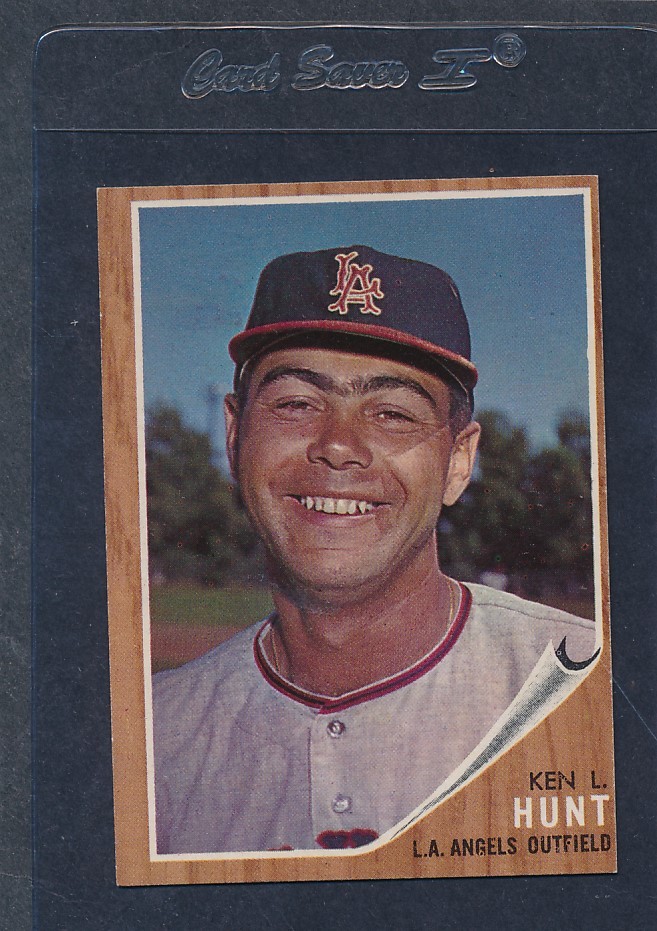 1962 Topps #068 Ken Hunt Angels EX 62T68-52516-1 | eBay
