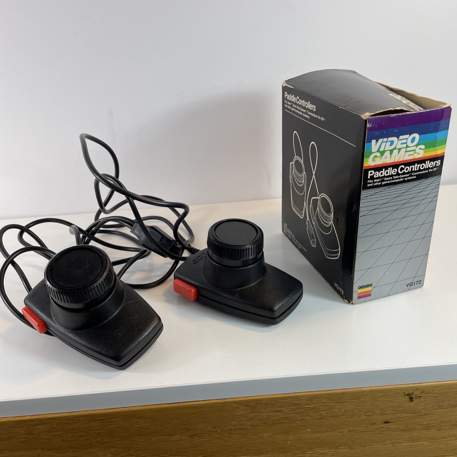 1983 Gemini Atari Commodore Sears Video Game Paddle Controllers 2 ...