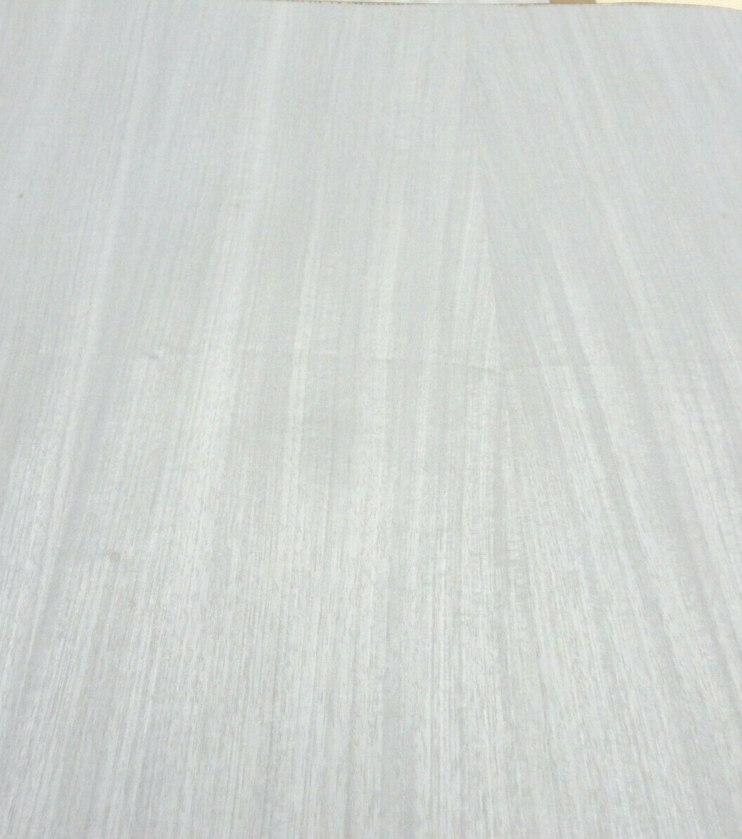 Koto Light Gray Dyed African wood veneer 13" x 24" on paper backer 1/40 ...