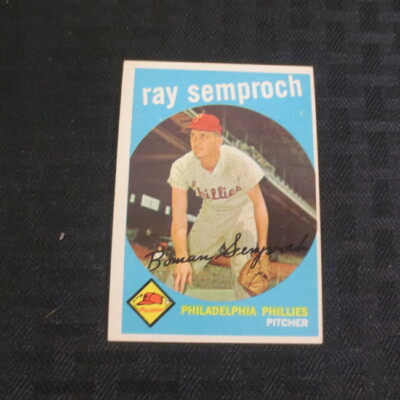 1959 Topps #197 Ray Semproch Phillies #1 | eBay