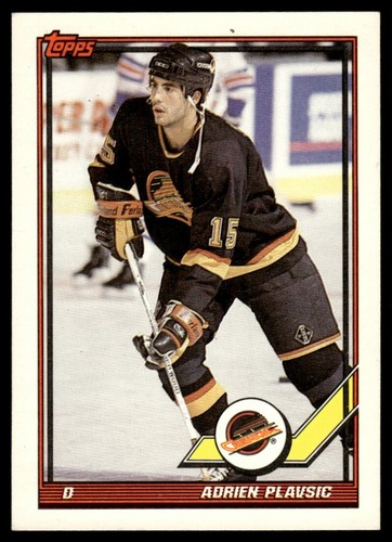 1991-92 Topps #162 Adrien Plavsic Vancouver Canucks | eBay
