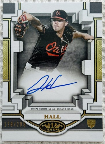 2023 Topps Tier One Baseball DL Hall RC Break Out Autographs /299 ...